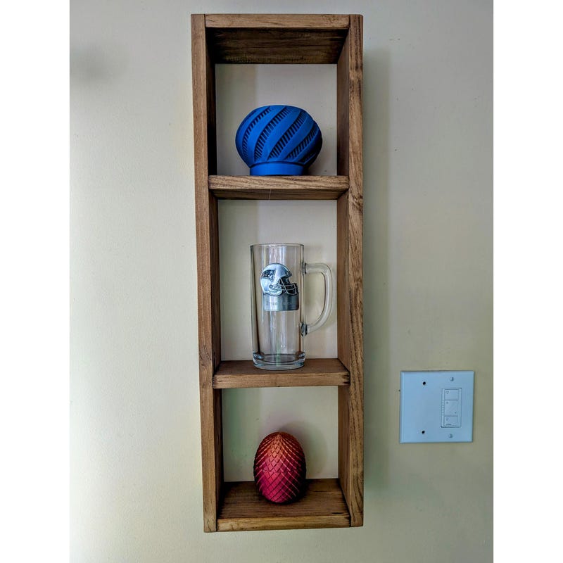Wood Box Shelves - Etsy