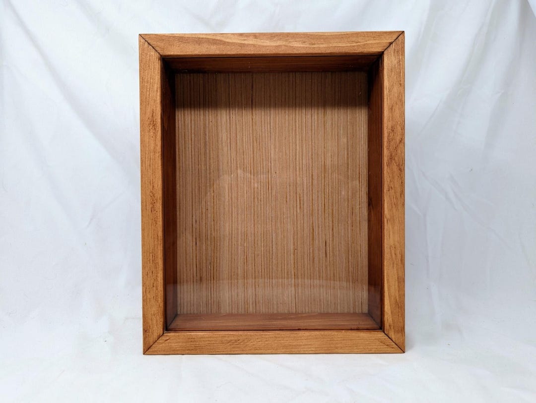 Rustic Pine Wood Shadow Box: 9x11 (inside) Keepsake Display - Etsy