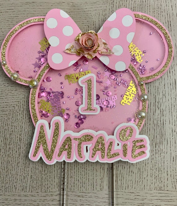 Party Décor Minnie Mouse Cake Decor Minnie Mouse Cake Topper Minnie ...