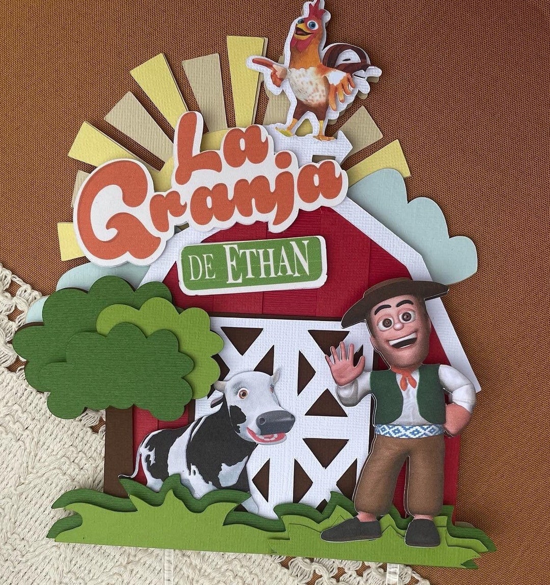 La Granja De Zenon Cake Topper. Zenon’s Farm Party. Personalized Cake ...