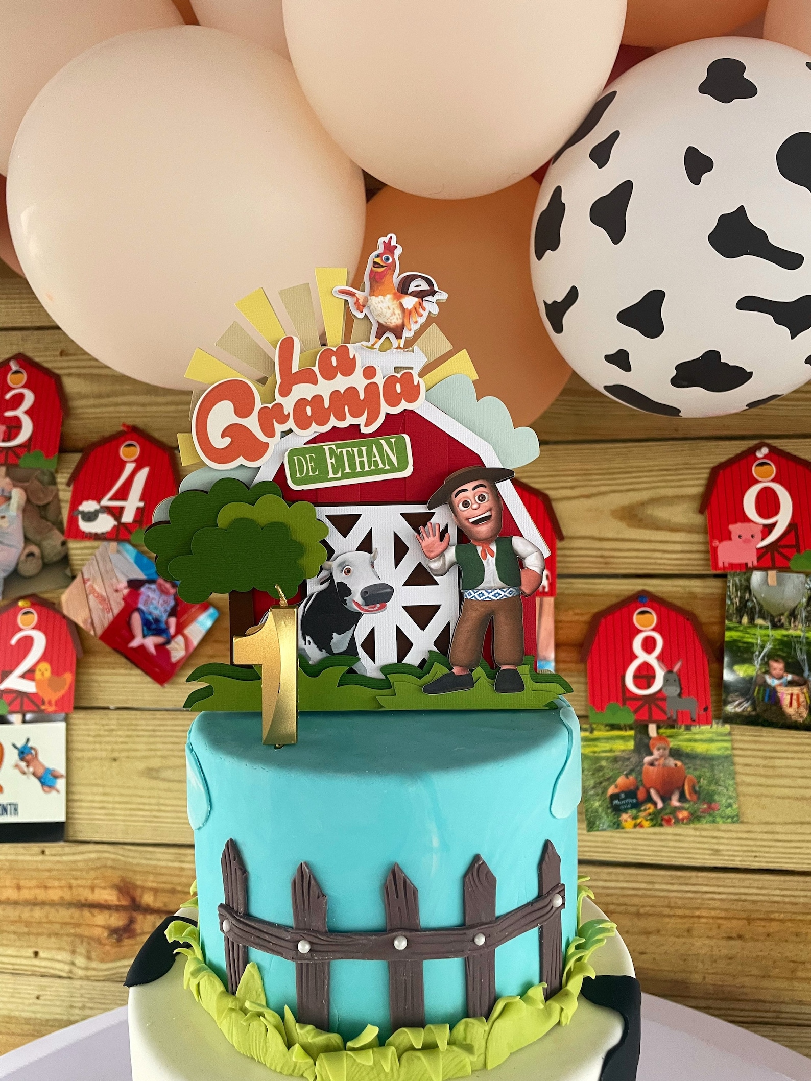 La Granja De Zenon Cake Topper. Zenons Farm Party. - Etsy