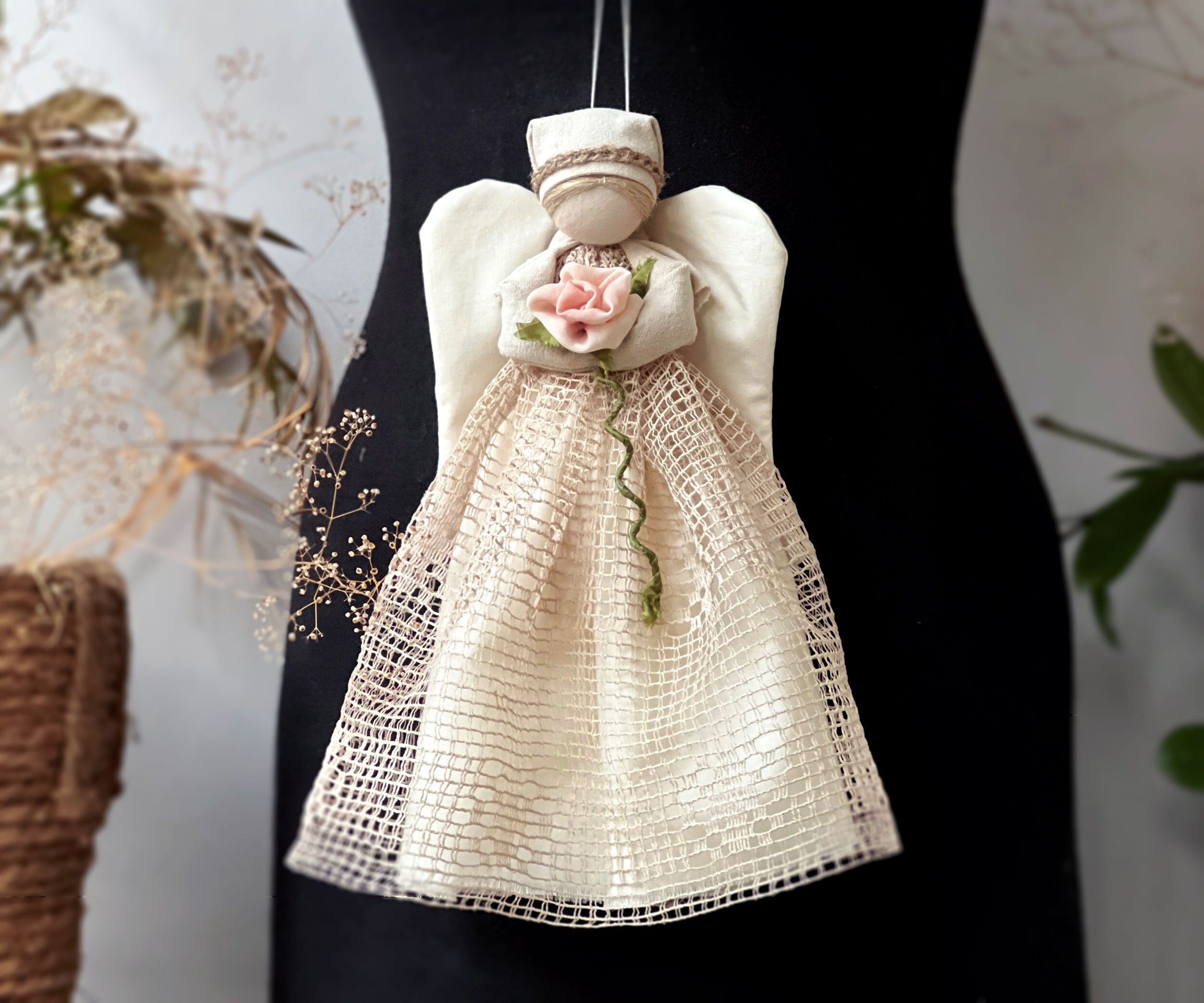 Guardian Angel Doll for Newborn Baby Girl Angel Ornament and - Etsy