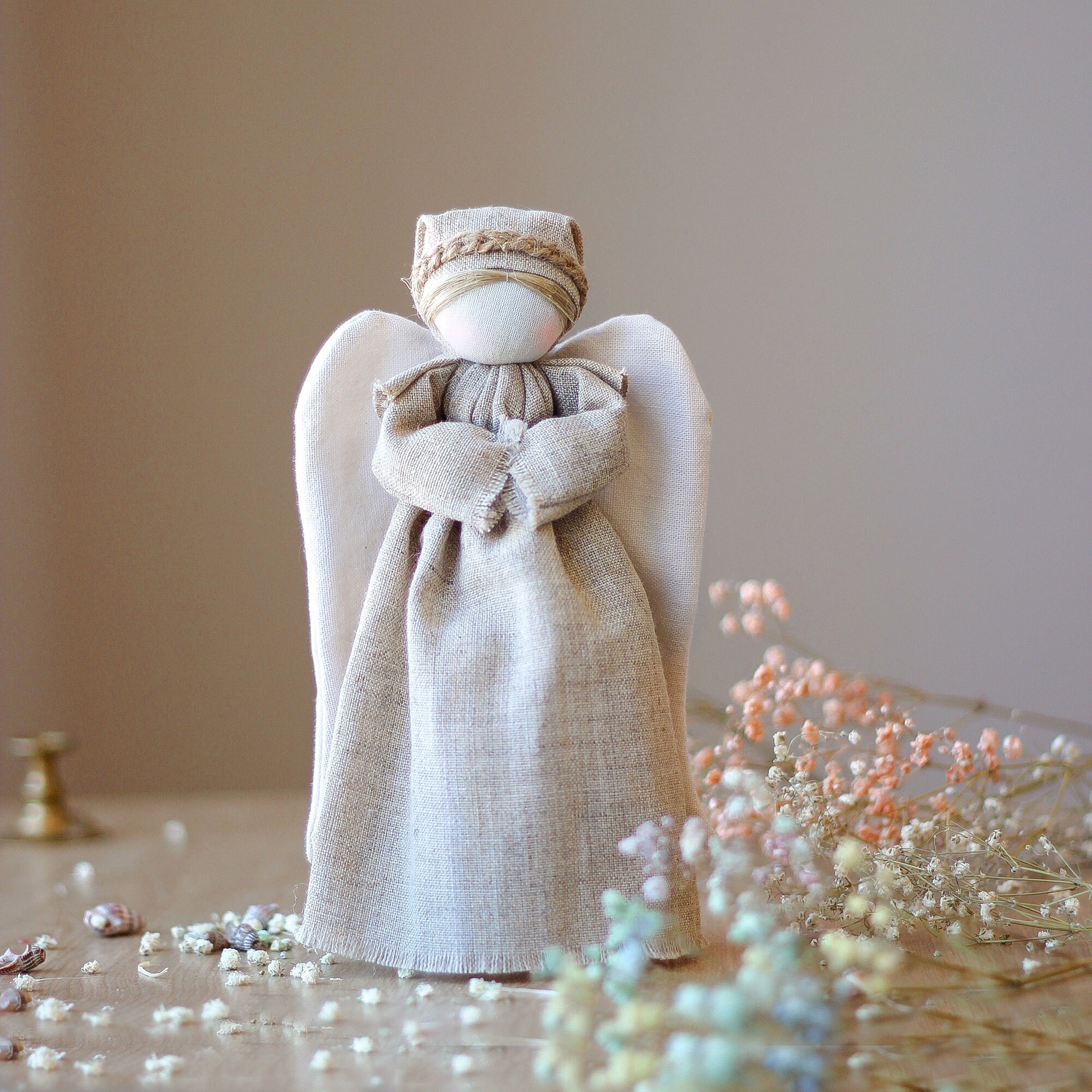 Guardian Angel Doll Motanka Ukrainian Linen Doll Angel | Etsy