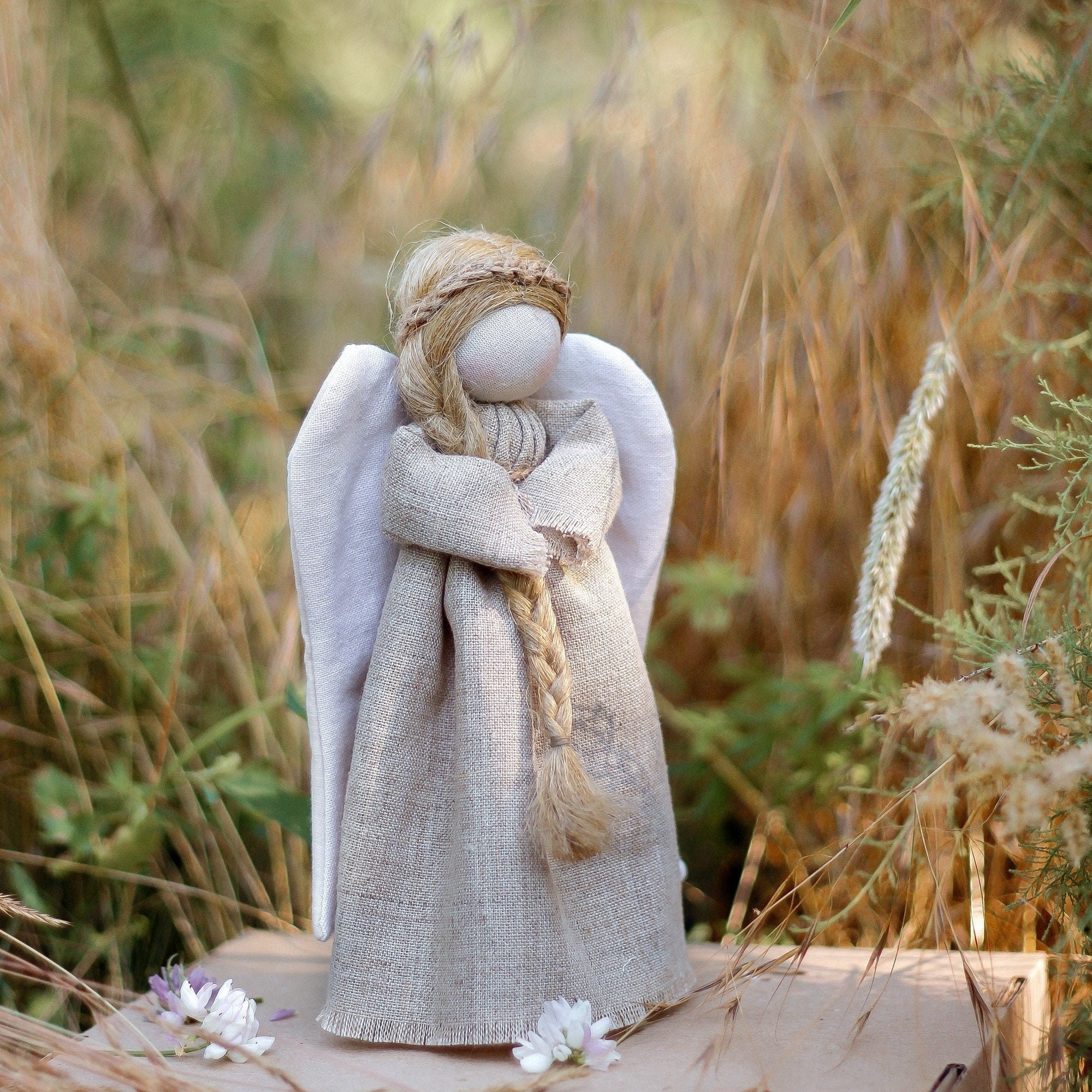 Guardian Angel Doll Motanka Ukrainian Linen Doll Angel | Etsy