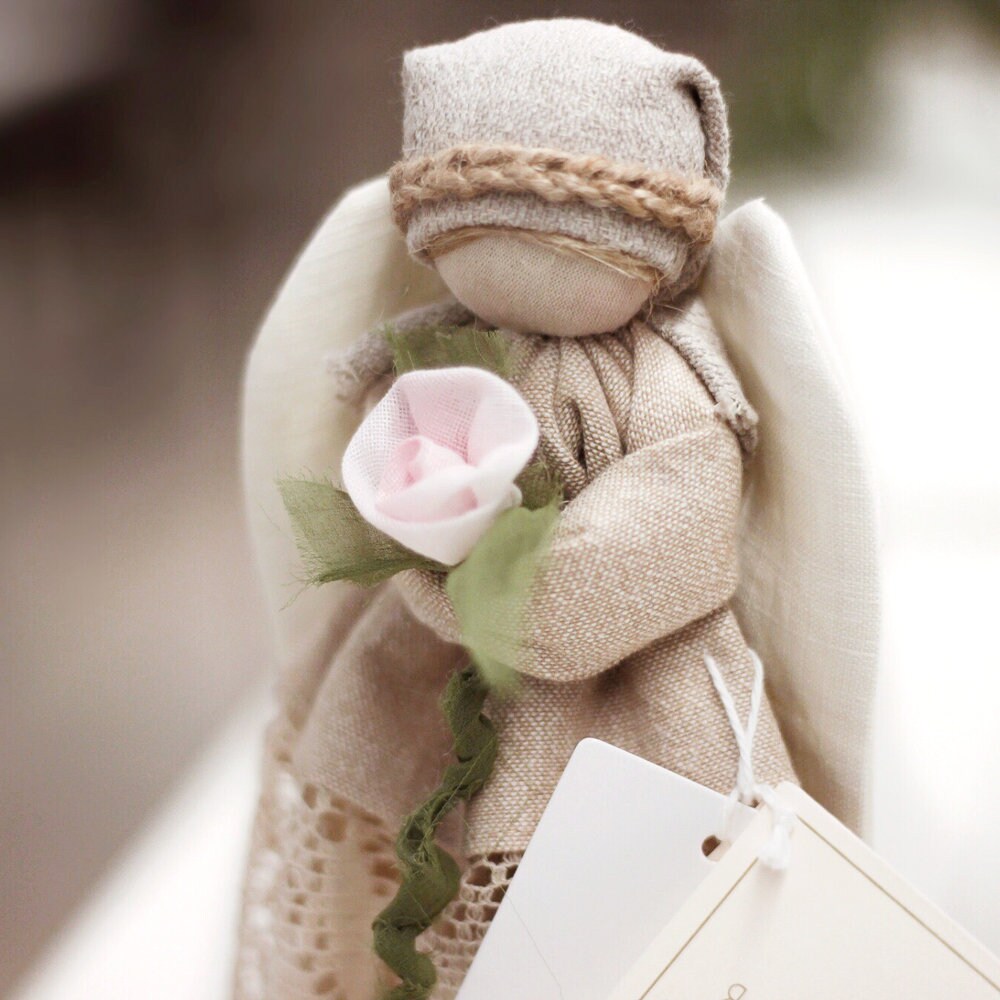 Guardian Angel Doll Ukrainian Motanka Linen Doll Angel - Etsy