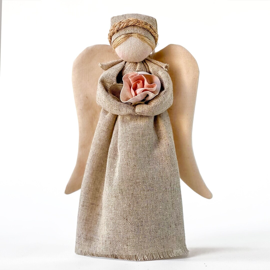 Schutzengel Puppe Ukrainische Motanka Leinen Puppe Engel Figur - Etsy.de