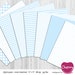 Baby Blue and White Digital Paper, Baby Blue Pattern, Blue Paper Pack ...