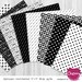 Black and White Love Digital Paper, Love Pattern, Love & Heart Paper ...