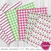 Cherry Digital Paper, Cherry Pattern, Cherry Paper Pack, Scrapbook ...