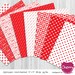 Red and White Love Digital Paper, Love Pattern, Love & Heart Paper Pack ...