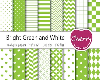 Cherry Digital Paper, Cherry Pattern, Cherry Paper Pack, Scrapbook ...