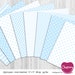 Baby Blue and White Digital Paper, Baby Blue Pattern, Blue Paper Pack ...