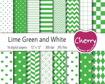 Lime Green Paper | Etsy