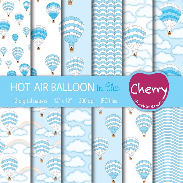 Printable Party Kit Air Balloon - Etsy