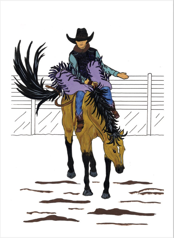 Western Card Game - Go Rodeo! - Etsy