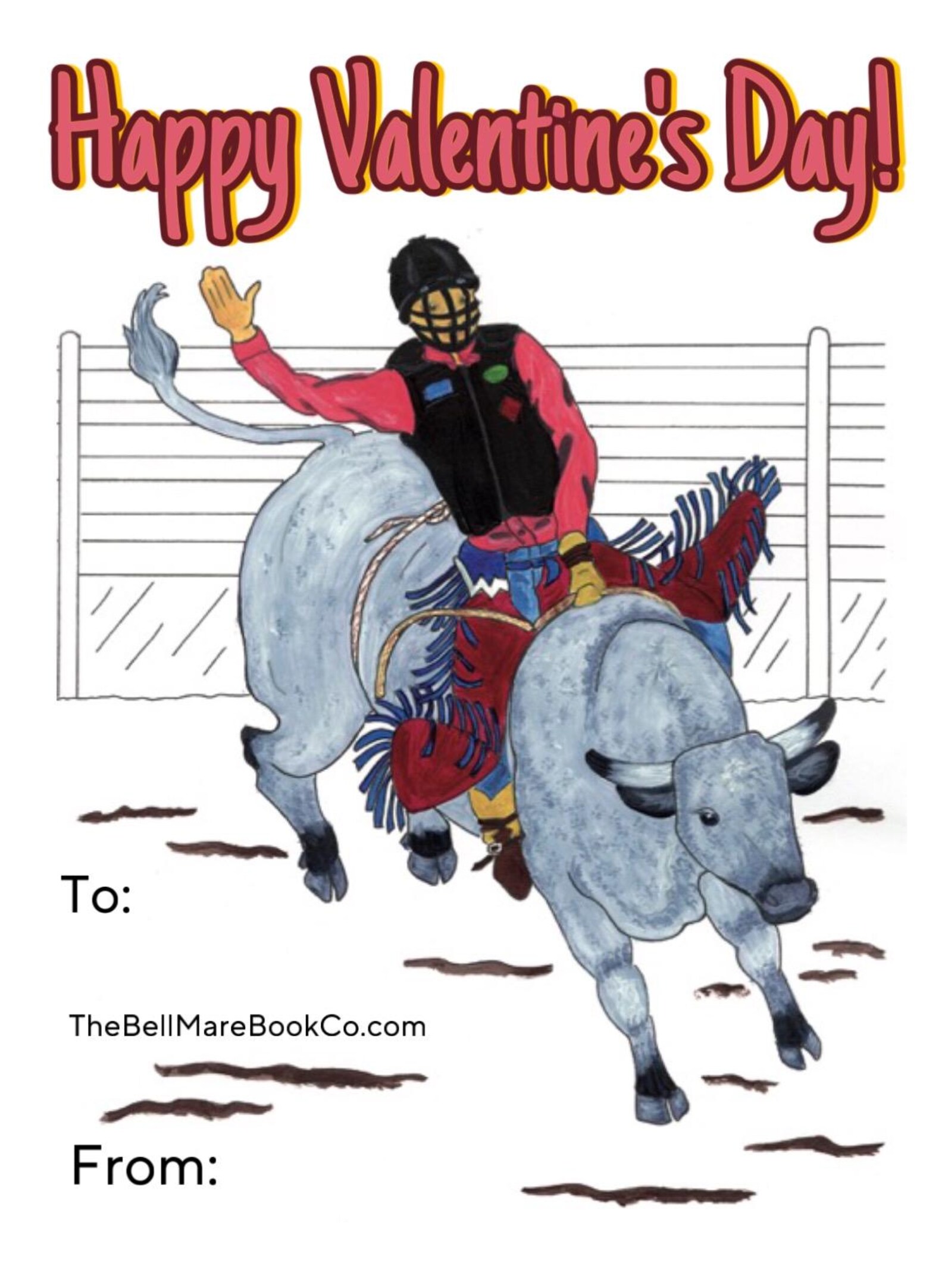 Rodeo-themed Valentine's Cards for Cowkids - Etsy