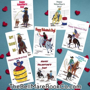 Rodeo-themed Valentine's Cards for Cowkids - Etsy