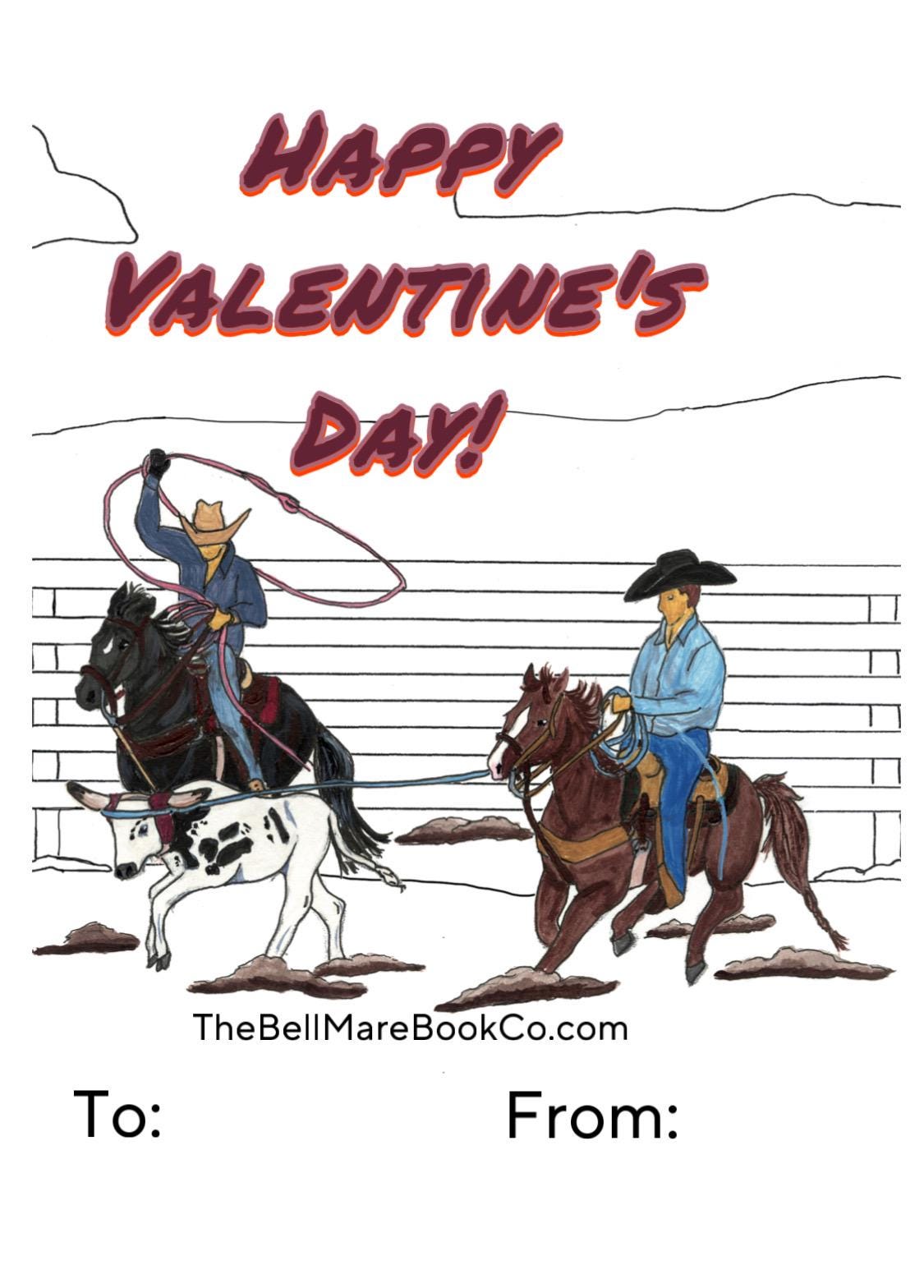 Rodeo-themed Valentine's Cards for Cowkids - Etsy