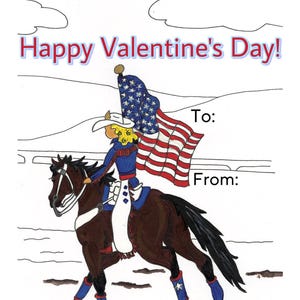 Rodeo-themed Valentine's Cards for Cowkids - Etsy