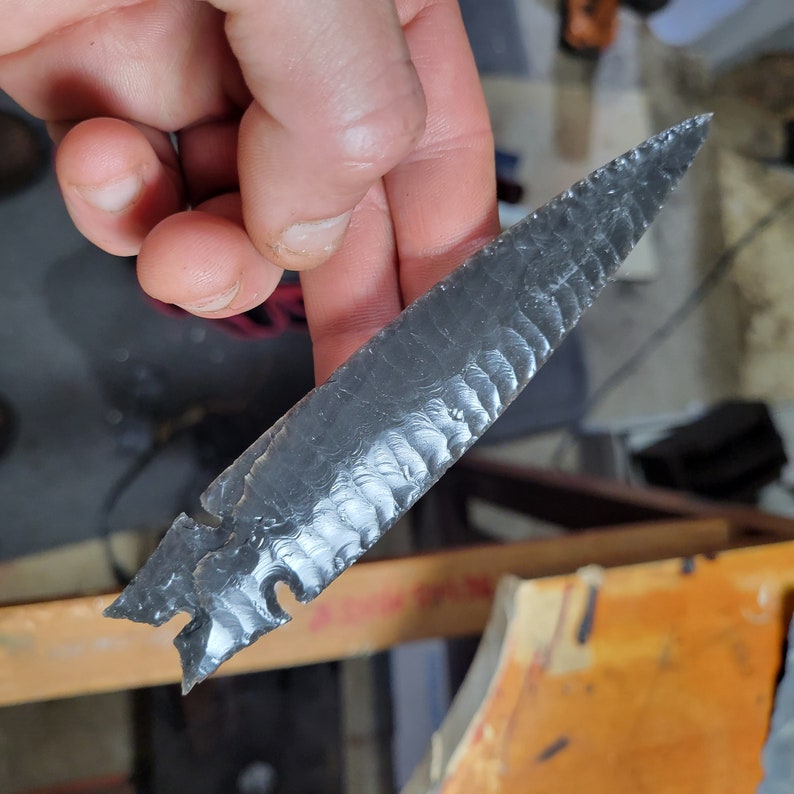 Banded Obsidian Arrowhead/spear Point - Etsy