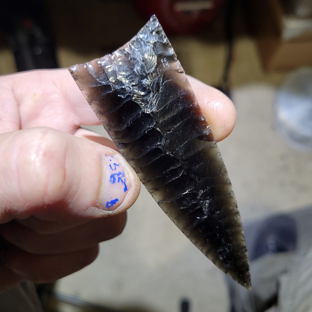 Obsidian Arrowhead/spear Point. - Etsy