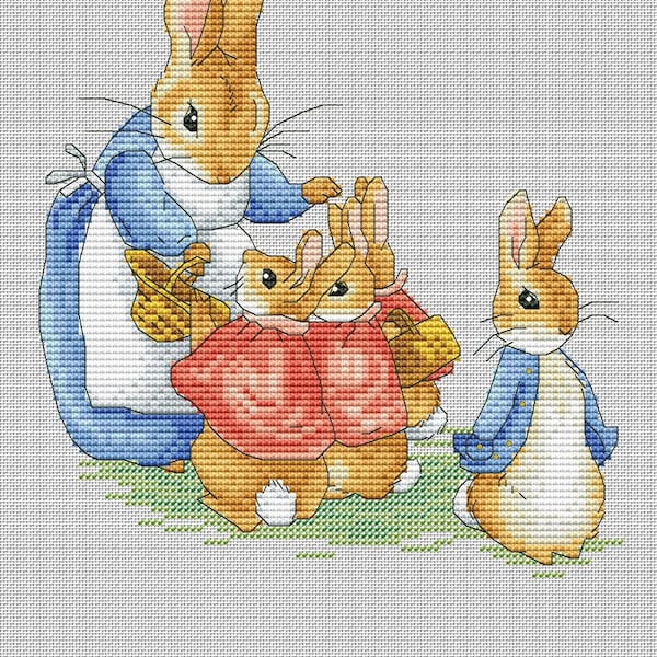 Beatrix Potter Cross Stitch Pattern - Etsy UK