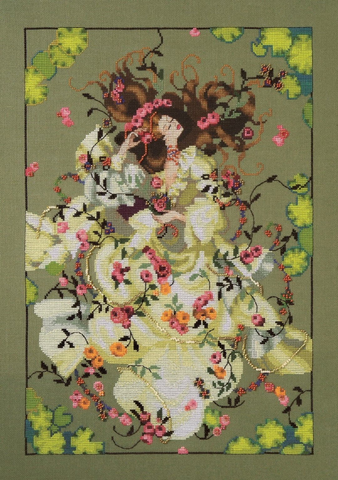 MD175 Ophelia Mirabilia Printable PDF Pattern Cross Stitch Royal Queen ...