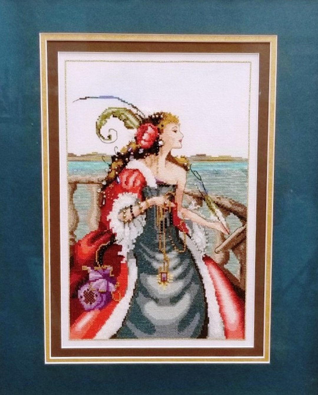 MD113 the Red Lady Pirate Mirabilia Printable PDF Cross Stitch Pattern ...