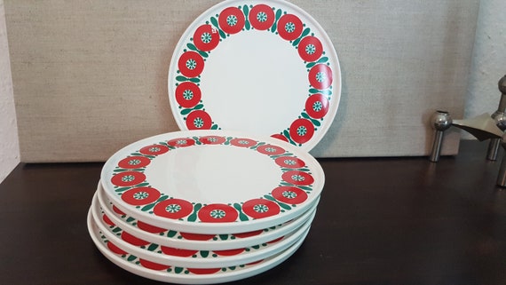 Dinnerware Sets Home & Living Poppies Green Red Melitta Kopenhagen 2576 ...