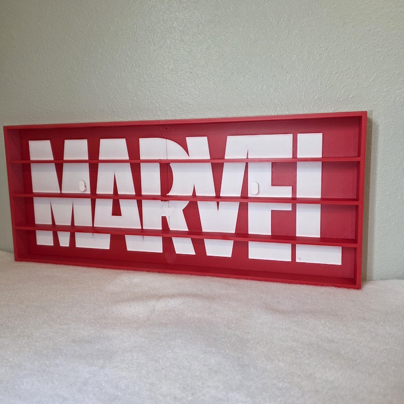Superhero Doorables Shelf | Large Size | Red & White Mini Figure ...