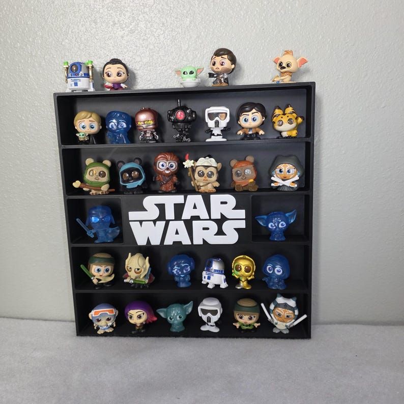 Star Wars Doorables Display Shelf | 3D Printed Star Wars Logo Shelf ...