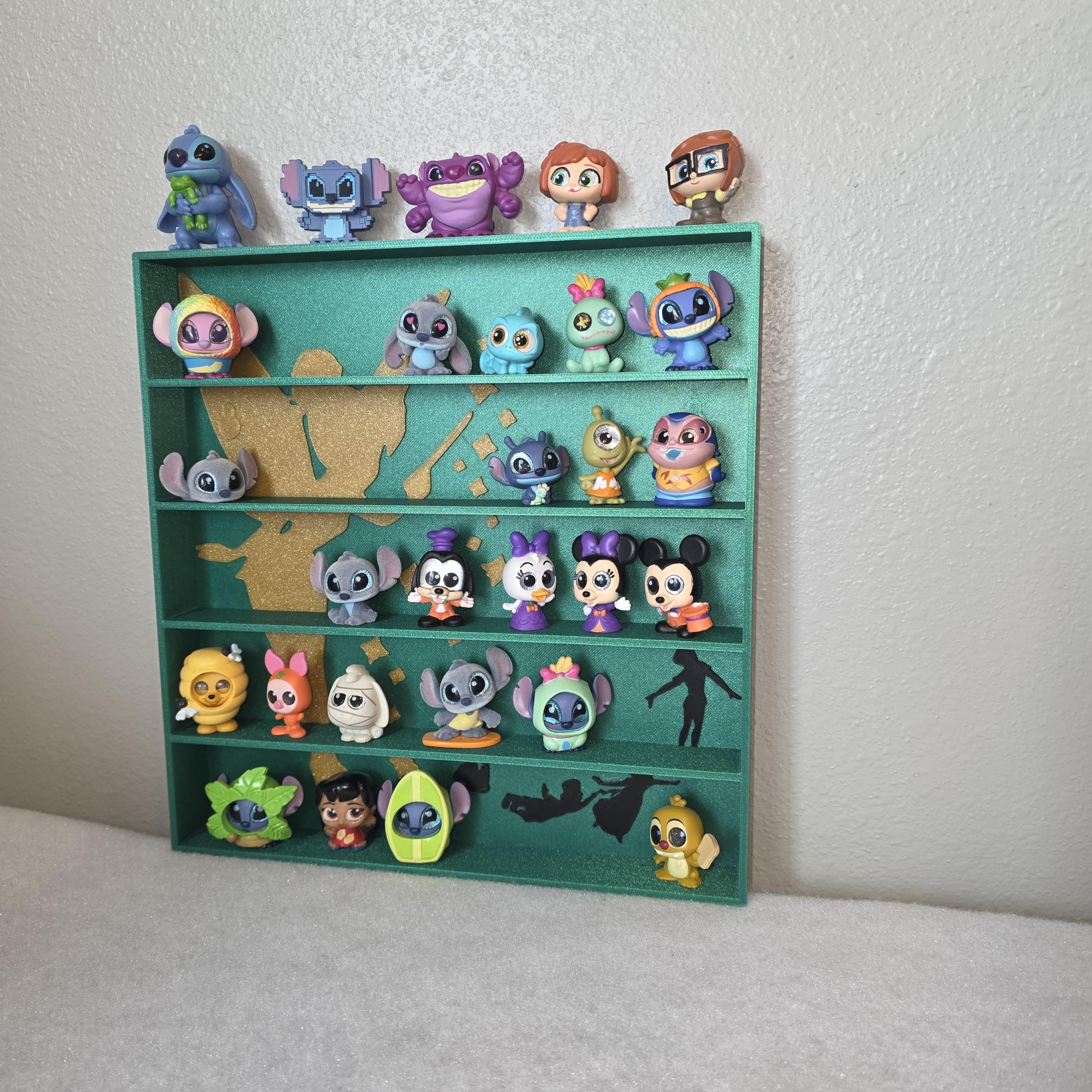 Tinkerbell Doorables Display Shelf | Sparkling Green 6-tier Stand - Etsy