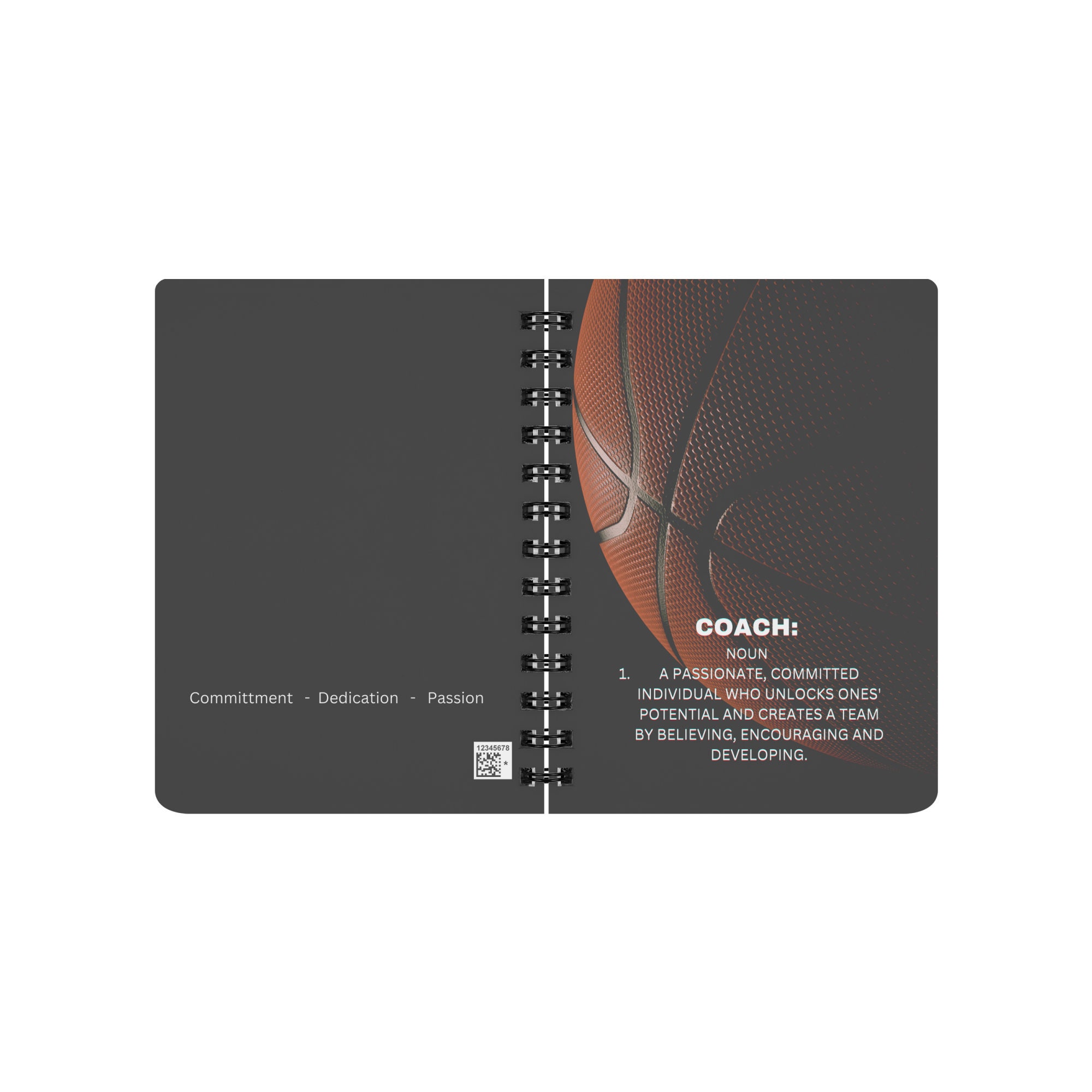 Basketball Coach Spiralbound Notebook - Etsy
