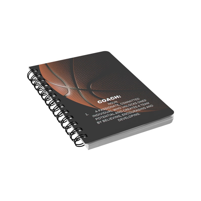 Basketball Coach Spiralbound Notebook - Etsy