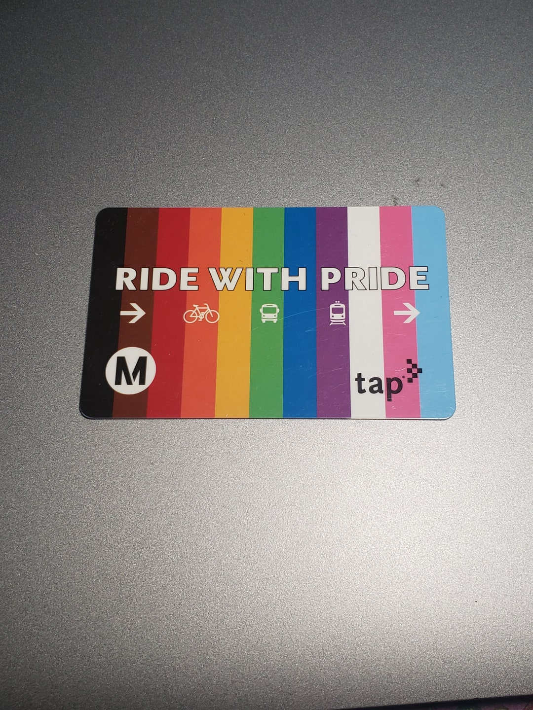 2023 Los Angeles PRIDE Rainbow Metro TAP Card - Etsy