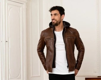 Leather Campero Jacket - Etsy