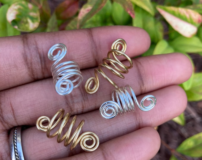 Loc Jewelry Silver Star Dread/braid Cuff or Coil Dreadlock Charm Locs ...