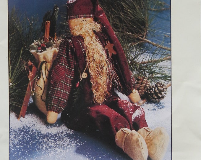 Old-fashioned Christmas #135 18" Santa Claus Craft Pattern Packet With ...