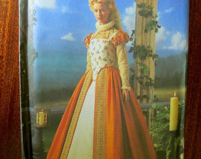 Simplicity 8881 0679 ELIZABETHAN Costume: Skirt Farthingale Neck Ruff ...