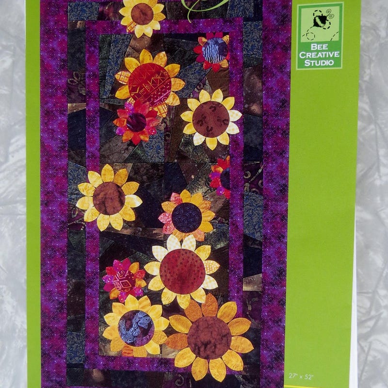 Sunflower Paper Piecing - Etsy