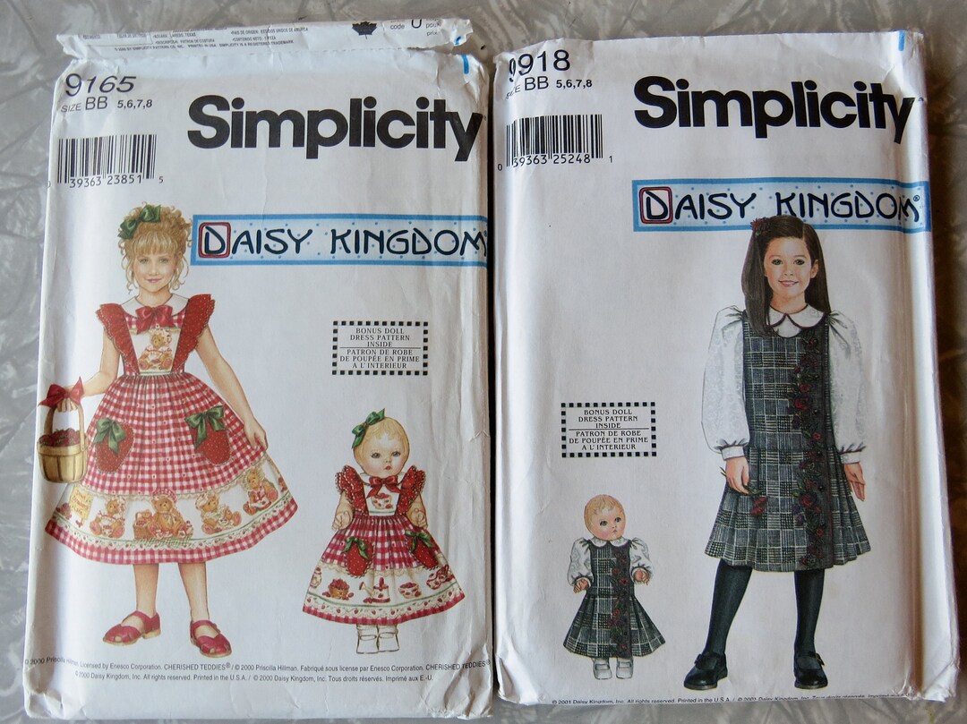 Daisy Kingdom 9165 Sleeveless Dress OR 9918 0620 Jumper + Blouse Child ...