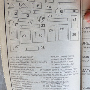 Simplicity Home 9683 Design Your Own Pillows Square Rectangle Sofa ...