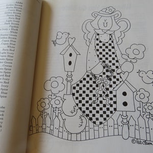 EVERYDAY ANGELS Painting Pattern Book- Pat Olson Wood Acrylics Grace ...