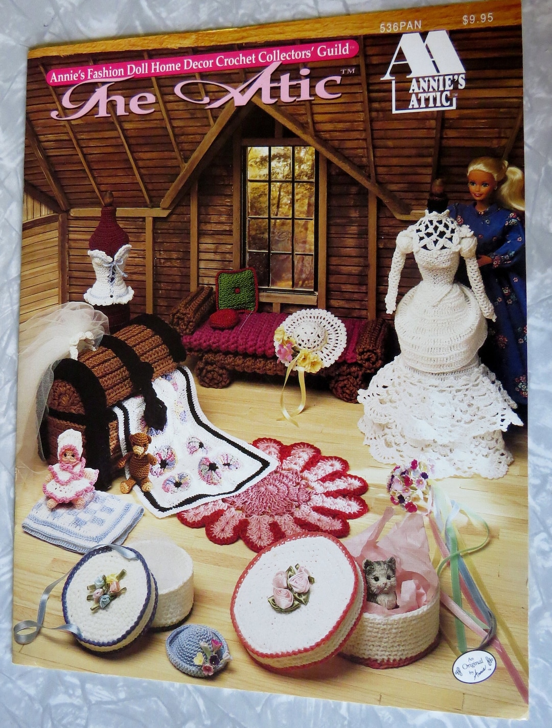 Annie's Attic Fashion Doll Home Decor Crochet Leaflet: THE ATTIC 536PAN ...