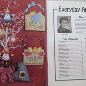 EVERYDAY ANGELS Painting Pattern Book- Pat Olson Wood Acrylics Grace ...