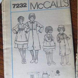 Mccall's 7232 Raggedy Ann & Andy Rag Doll Halloween Costumes Girls Boys ...