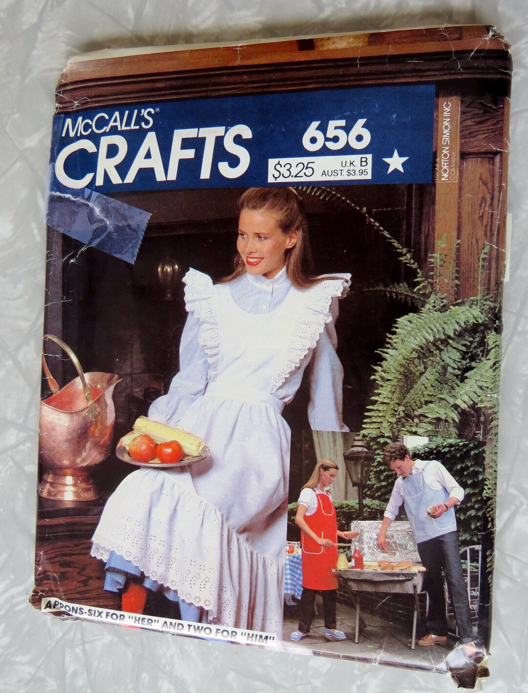 Mccalls Crafts Pattern 656 / 8231 Misses & Mens APRONS, 6 Styles for ...