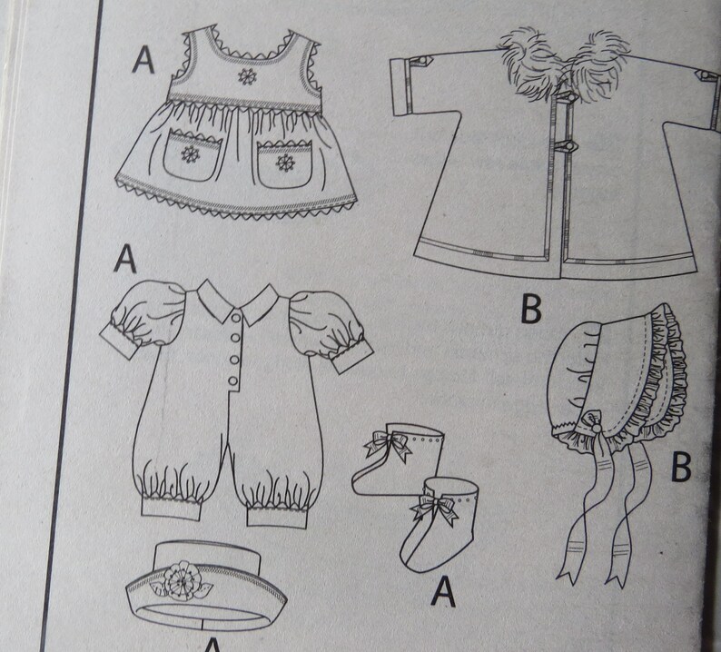 Vogue Doll Collection V8277 Doll Clothes for 15" Baby Dolls: Dress ...