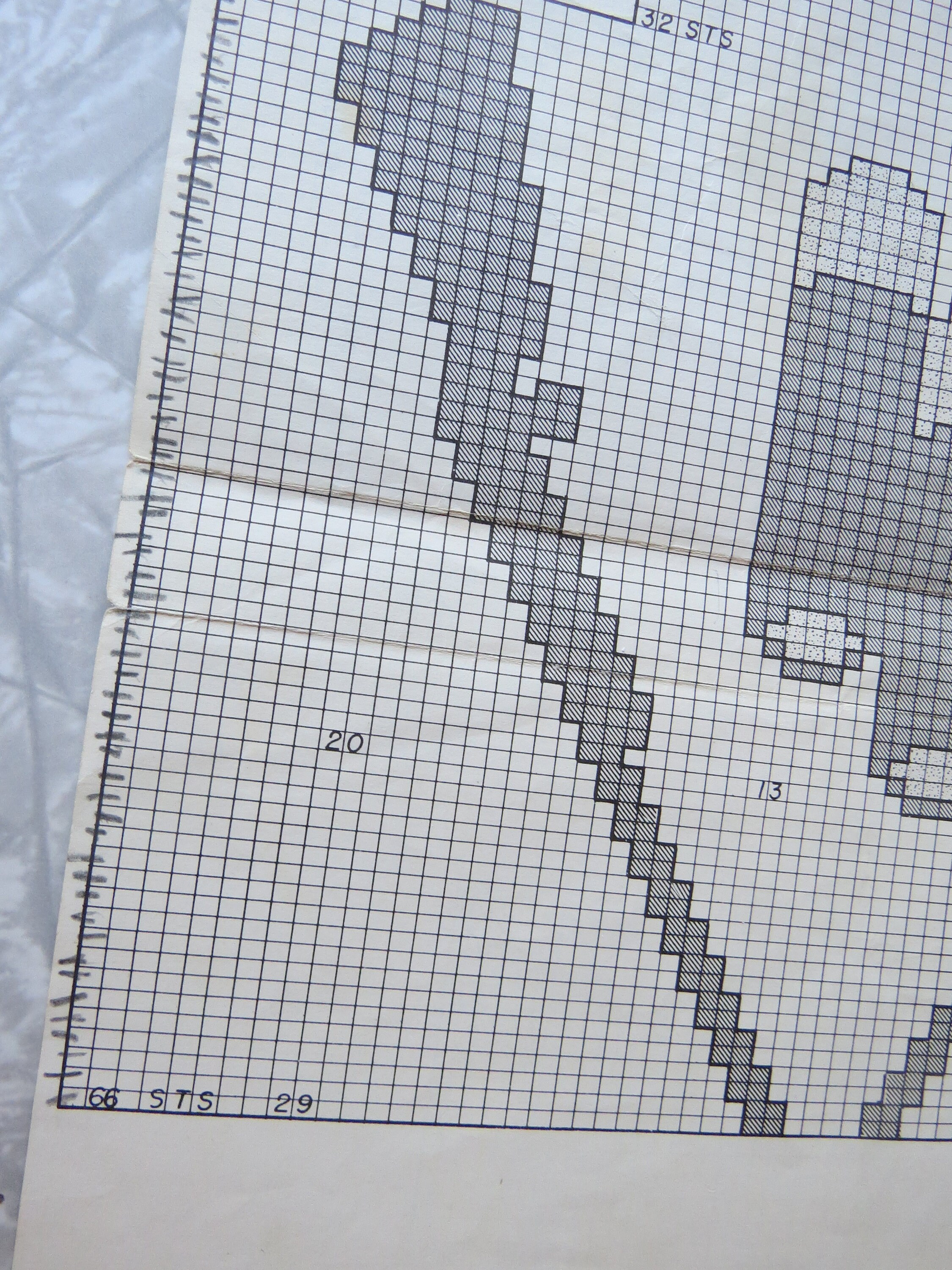 Vintage Original Graph-style Knitting Pattern Knit-o-graf No - Etsy