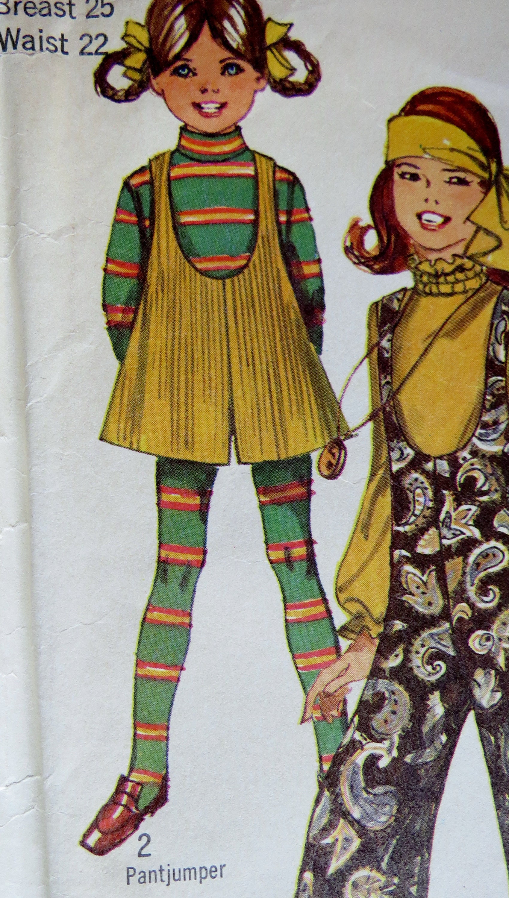 Vintage Simplicity 8379 Mod Low Scoop Neck Jumper Pantjumper | Etsy